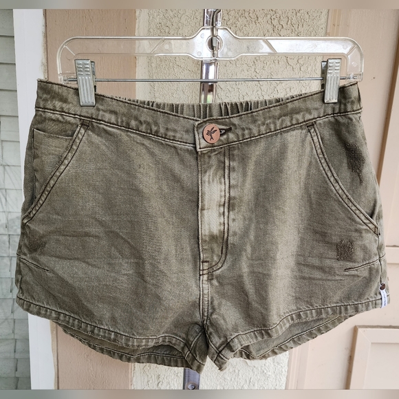 One Teaspoon | Shorts | 26 Women One Teaspoon Green Denim Shorts ...